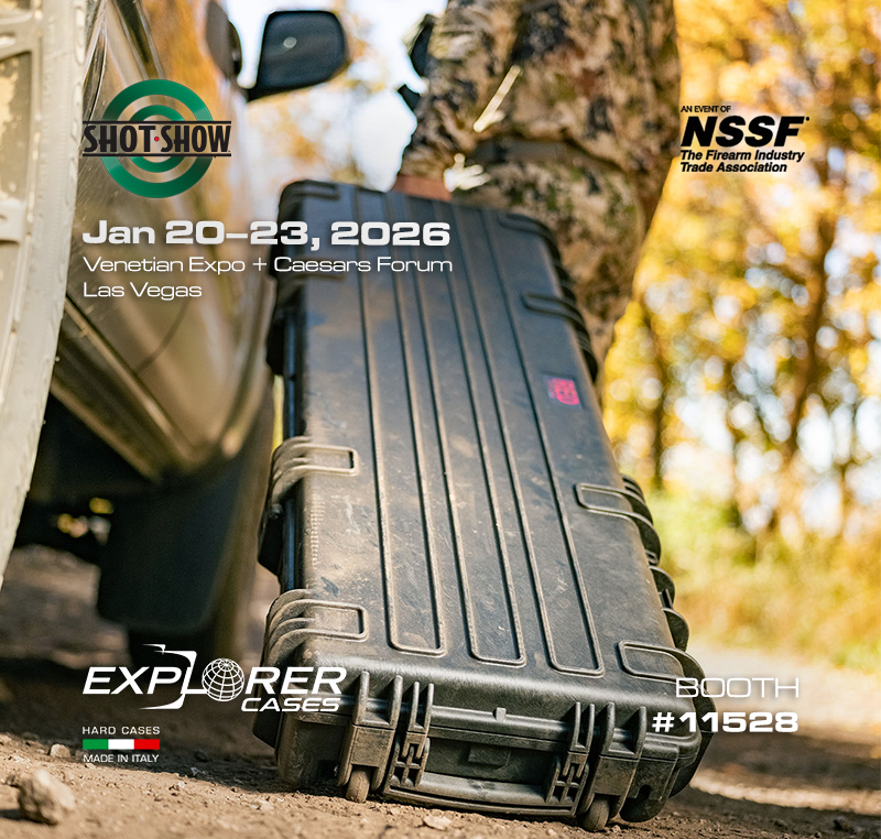 Explorer Cases partecipa a SHOT Show 2026 Las Vegas - Explorer Cases