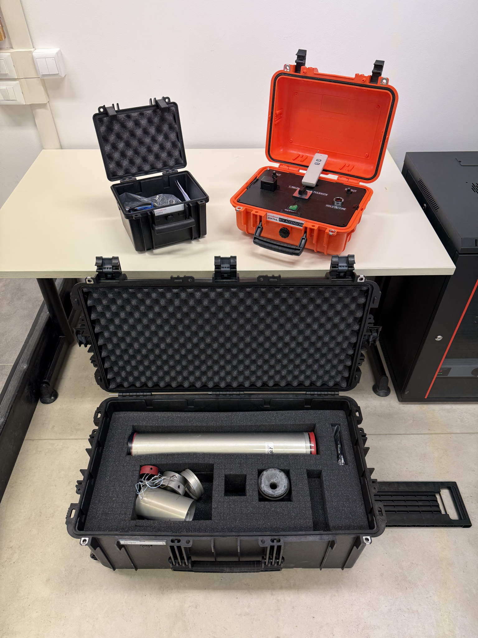 Explorer Cases alongside the THRUST Team - University of Padua - Explorer Cases